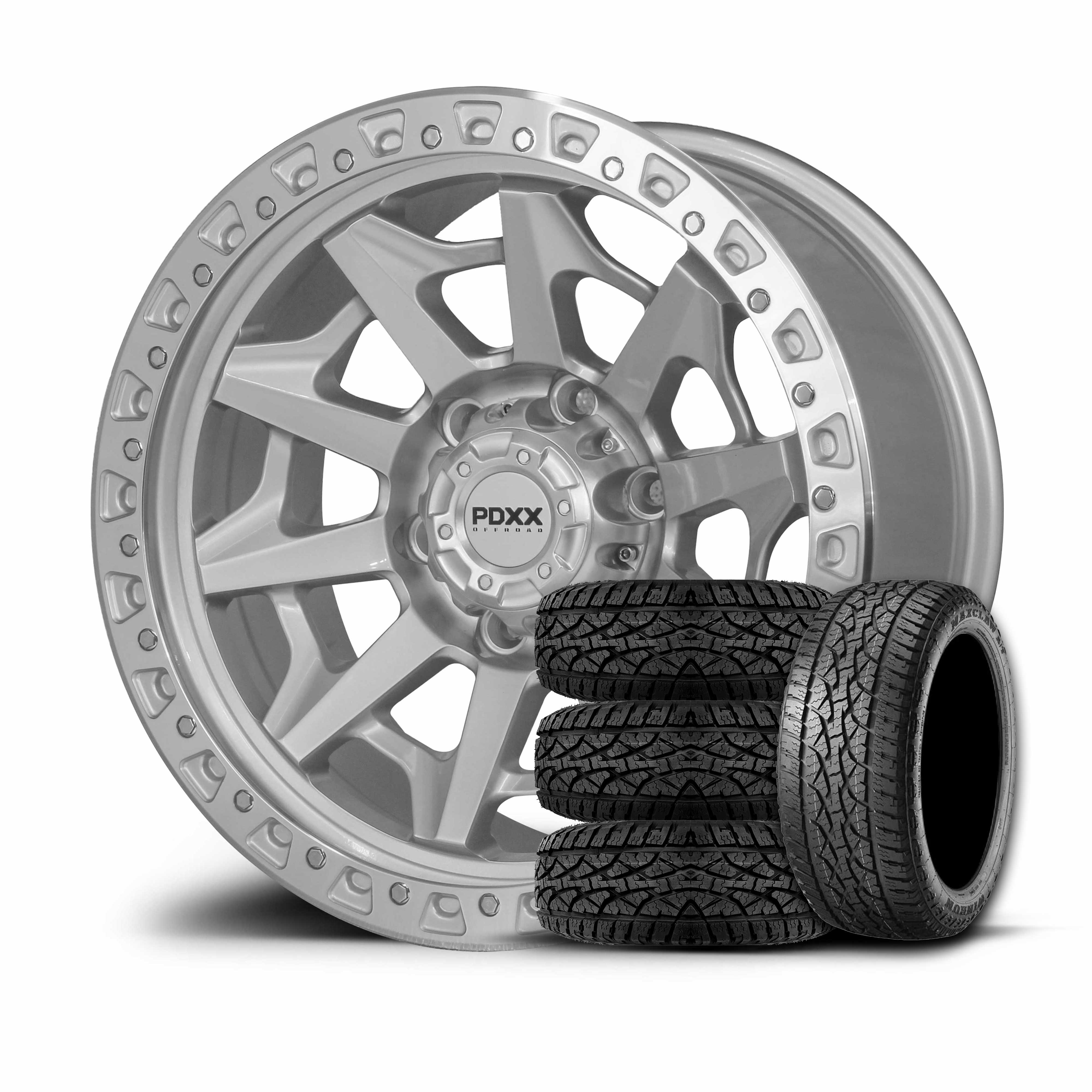 PDXX VIKING 17x9 Silver - Wheels Republic